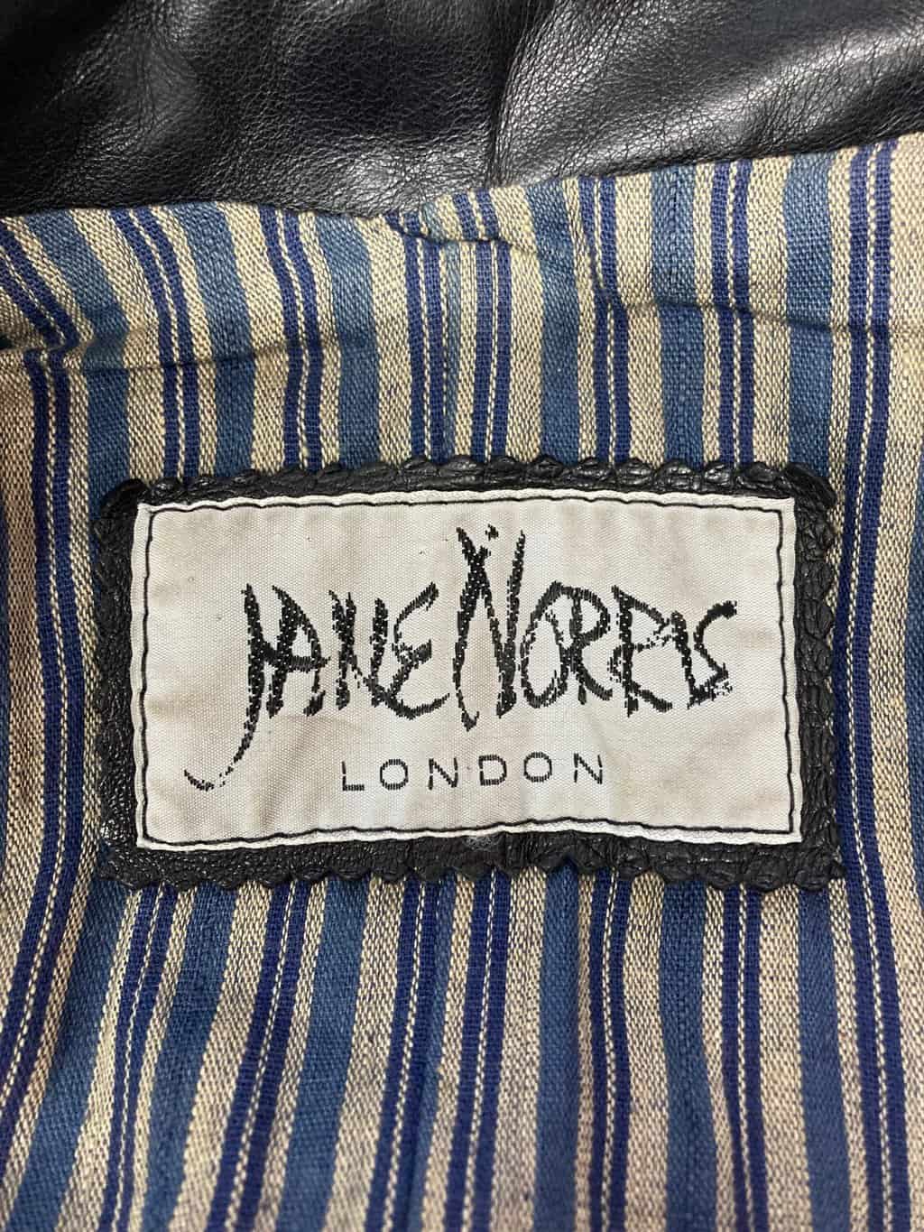 Jane Norris black leather fringed jacket. Made in England - Medium - St ...