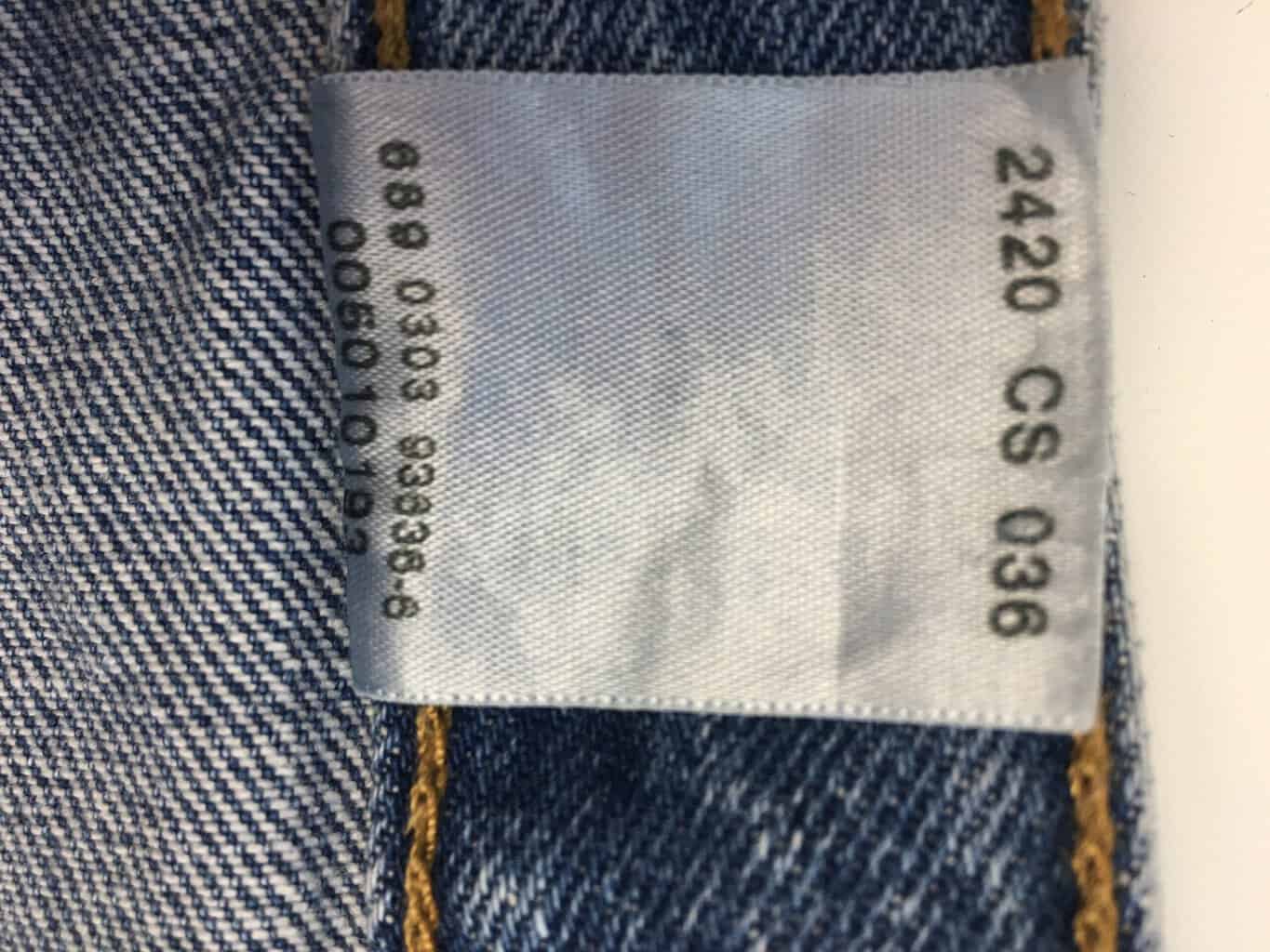 Vintage Levis 501 jeans 35 x 29 blue stonewash 90s - Y2K | St Cyr Vintage