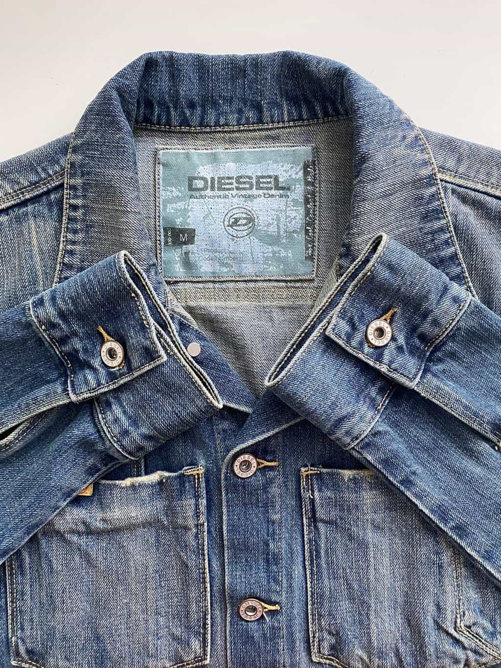 Vintage Diesel denim jacket in mid-blue - Medium | St Cyr Vintage