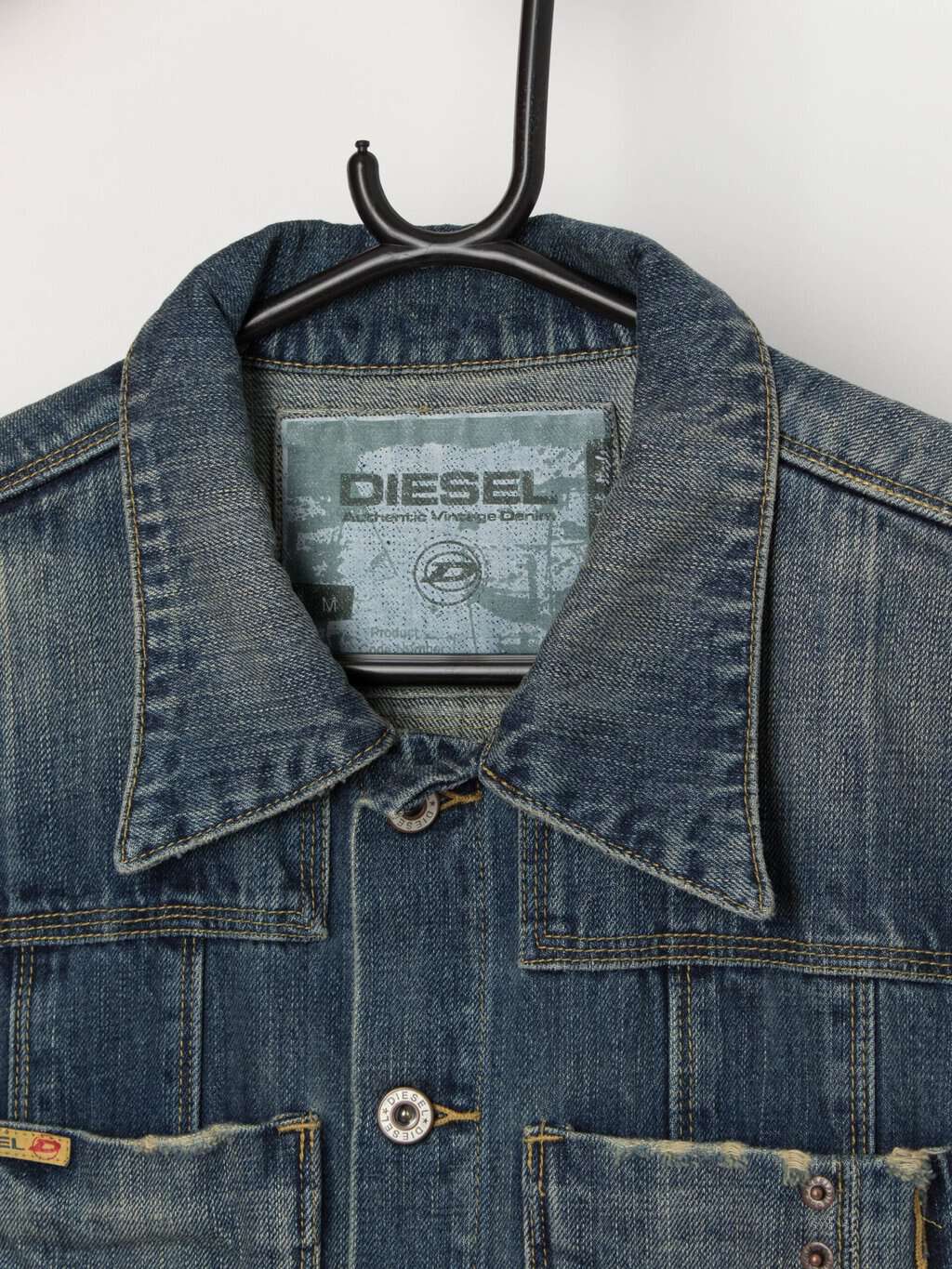 Vintage Diesel denim jacket in mid-blue - Medium | St Cyr Vintage